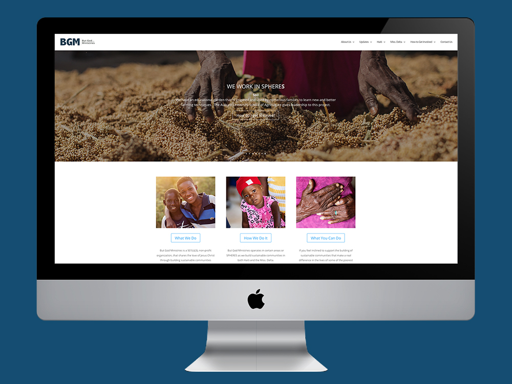 BGM Website - Omega Group Advertising Agency - Ridgeland, MS